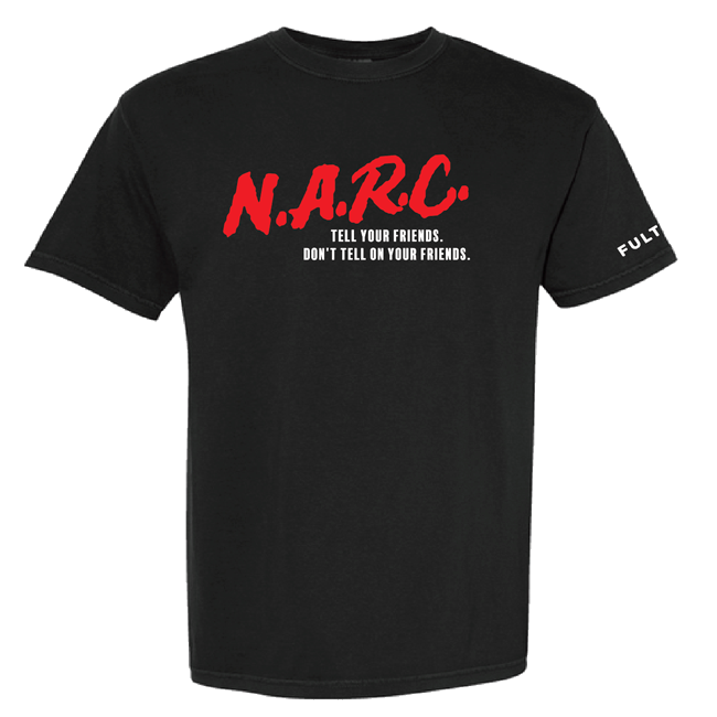 Narc D.A.R.E. Tee - Dark Gray – DrinkN*RC
